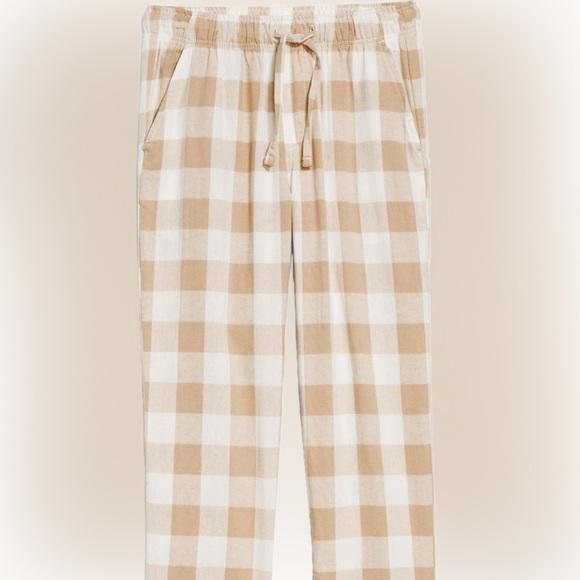 Old Navy | Pants | Nwt Old Navy Family Matching Pants In Tan And White ...